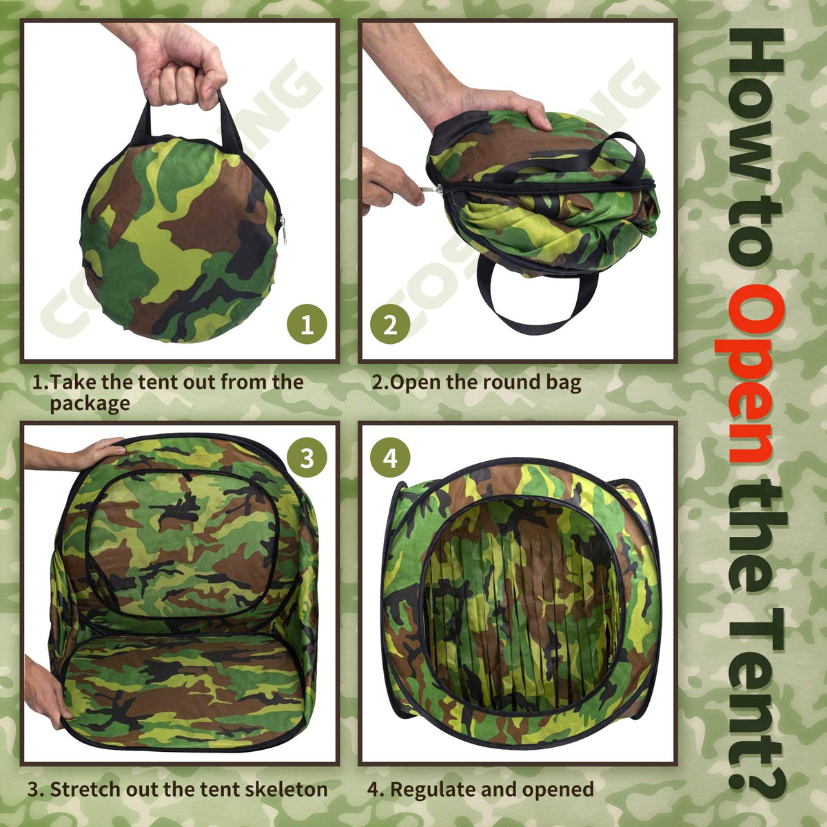 COSMOING Tent Target with BBS Trap – Gearlympics